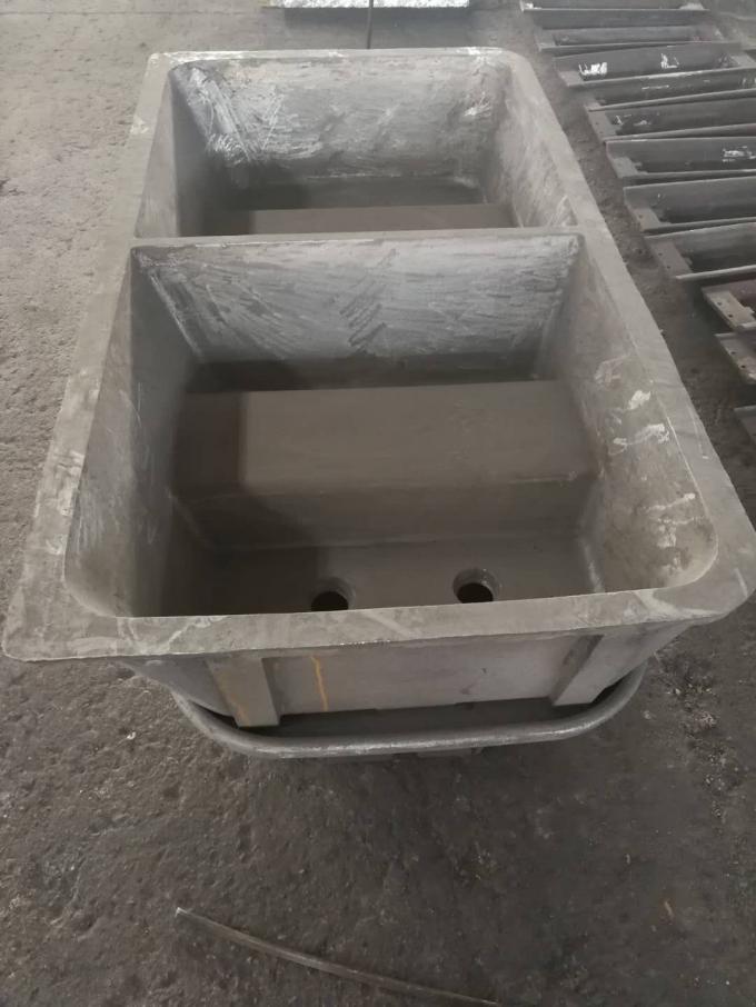 1200lb 1500lb Aluminum Ingot Mold Skim Pan Long Life