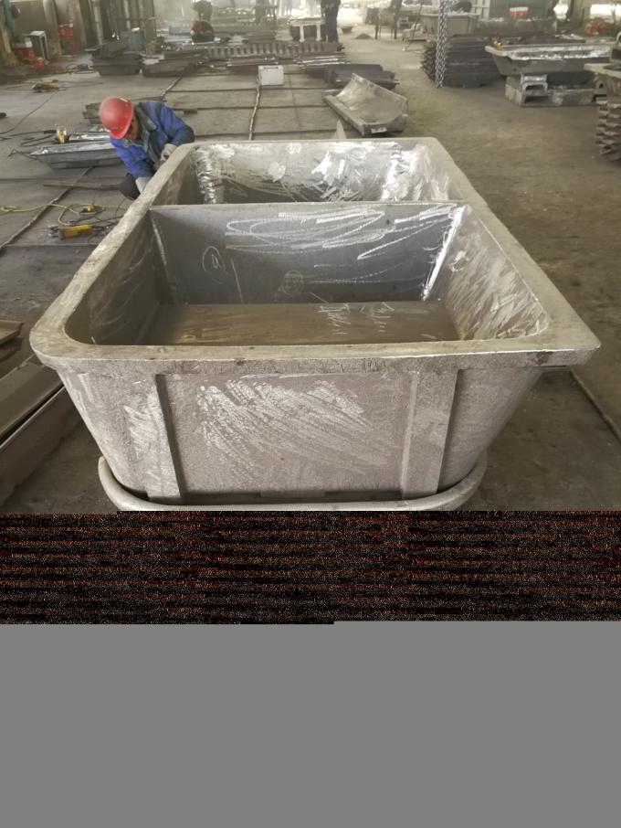 Aluminum Casting Dross Pan Sow Mold Sand Blasting Surface